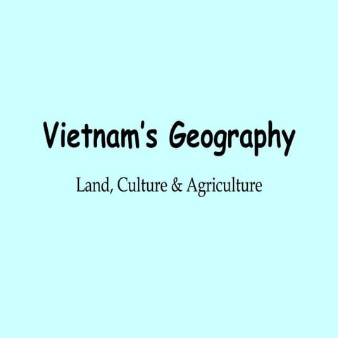 Vietnamese Geography & History | PPT