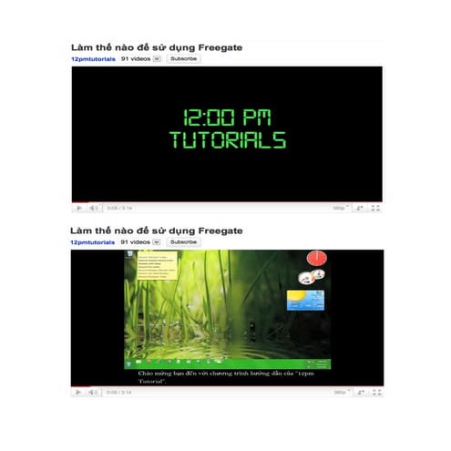 Freegate Tutorial in Vietnamese | PDF