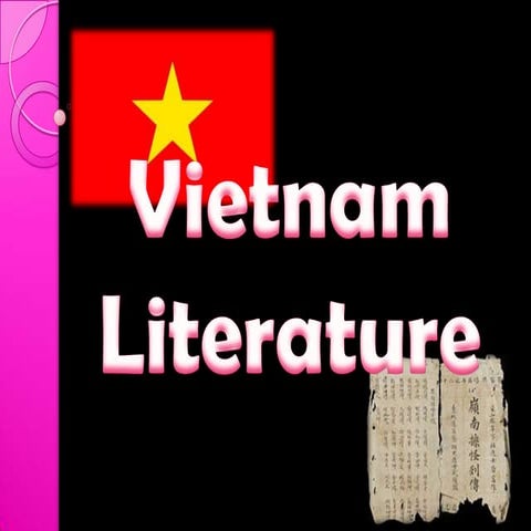 Vietnamese literature | PPTX | Poetry | Books and Literature