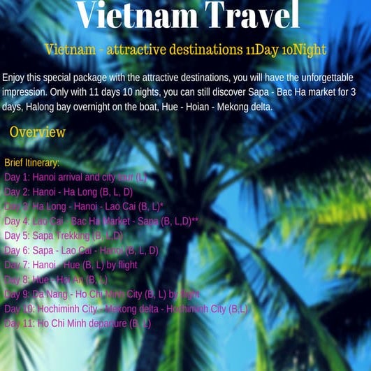 Vietnam travel | PDF