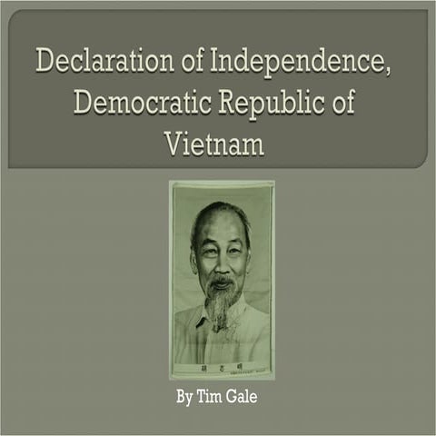 Vietnam Declaration of Independence | PPT