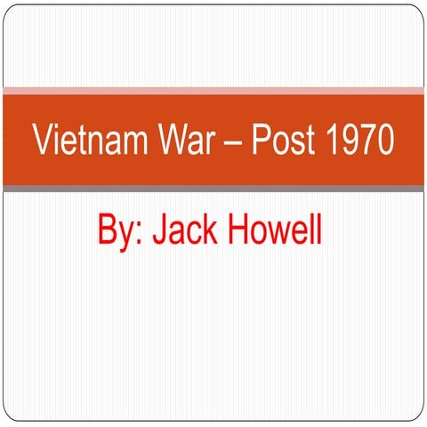 Vietnam war | PPTX