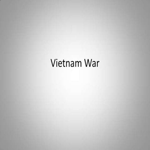 Vietnam war | PPTX