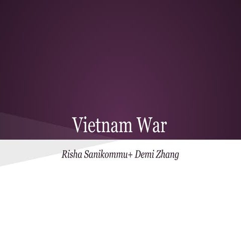 USA in Vietnam war: 5 presidents | PPTX
