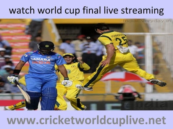 View 2015 cricket world cup final live online | PPT