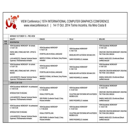 View conference programma 2014 | PDF