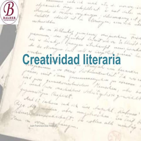 Creatividad literaria | PPTX