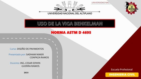 Benkelman beam deflection studies | PPTX