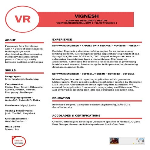 Resume | PDF | Programming Languages | Computing