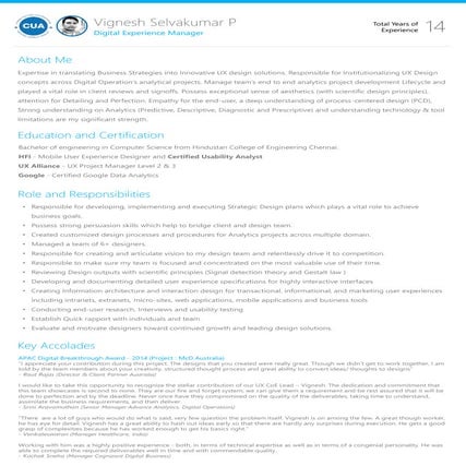 My Job Profile | PDF