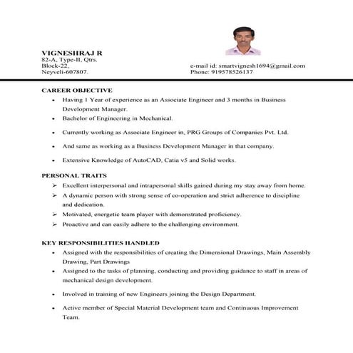 KISHORE RESUME | DOC
