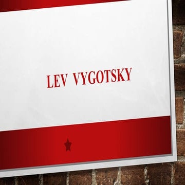 Lev semionovich vygotsky | PPTX