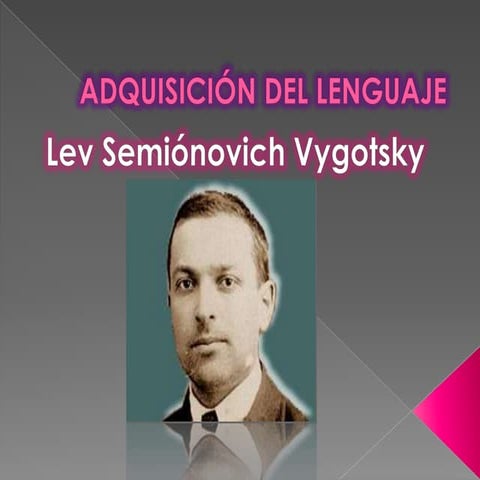 Vigotsky Y El Lenguaje SOLUTION: Pensamiento Y Lenguaje Vigotsky Lev