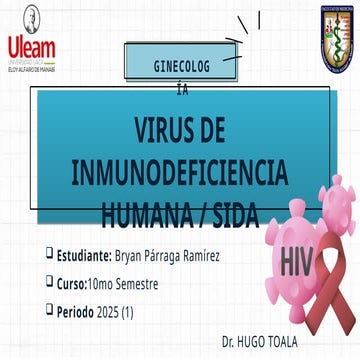 PRESENTACION SOBRE VIH - SIDA (LO MÁS IMPORTANTE).pptx
