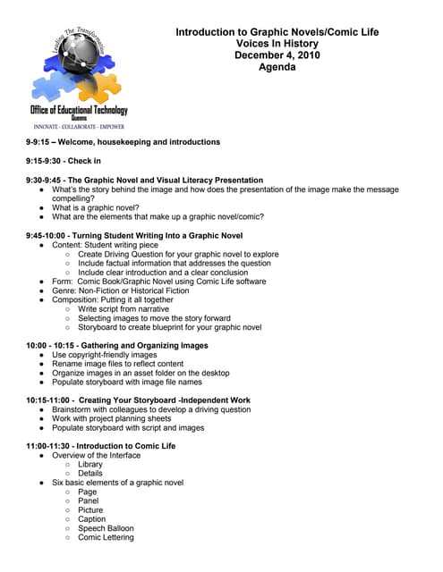 Create a graphic_novel_basic_summer_2010 | PDF | Desktop Publishing ...