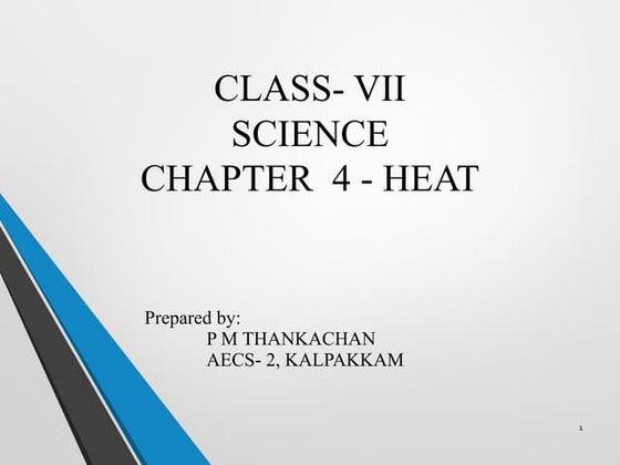 HEAT Temperature and thermometers heat transfer(Class 7 NCERT)Cbse .pptx | Weather | Science