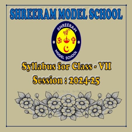 Details of class VII Syllabus for academic 2024-25 | PDF