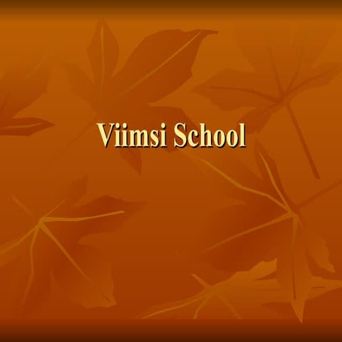 Viimsi school | PPT