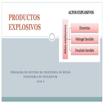 PRODUCTOS EXPLOSIVOS | PPTX