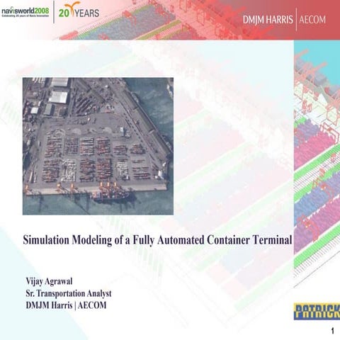 Automated Container Terminal Simulation Modeling Ppt
