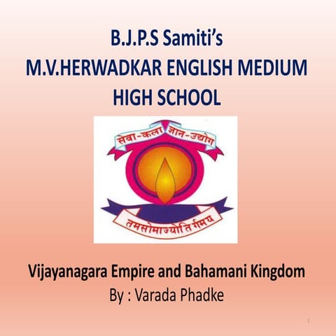 Vijayanagara Empire and Bahamani Kingdom 6th.pptx