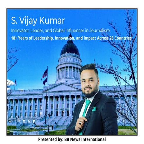 S. Vijay Kumar: Innovator, Leader, and Global Influencer in Journalism | PDF