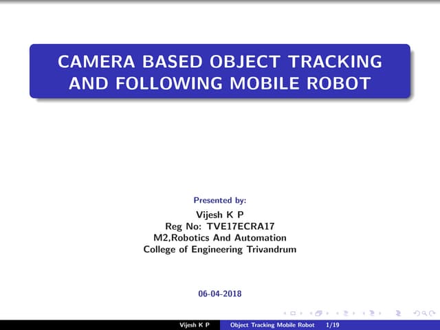 Object detection mobile robot+ image processing | PPT | Free Download Object detection mobile robot+ image processing | PPT | Free Download