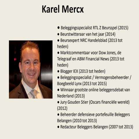 Vijf tips karel mercx | PPT