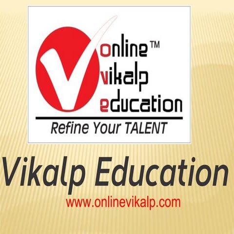 Vikalp Education presentation | PPT