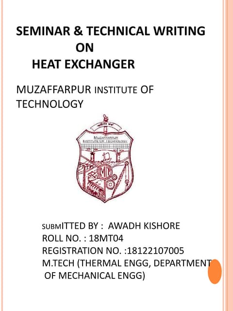 Heat exchanger and its type,ntu method | PDF
