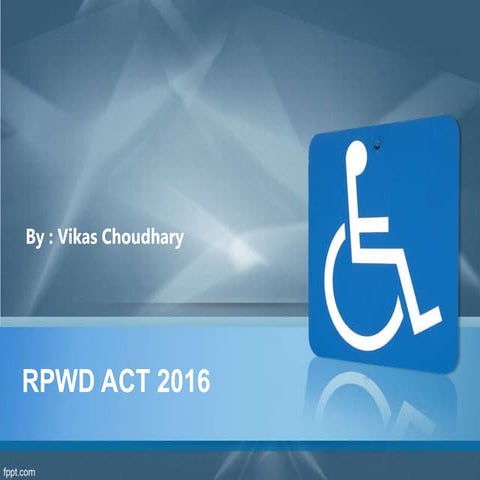 RPWD ACT 2016 Vikas.pdf