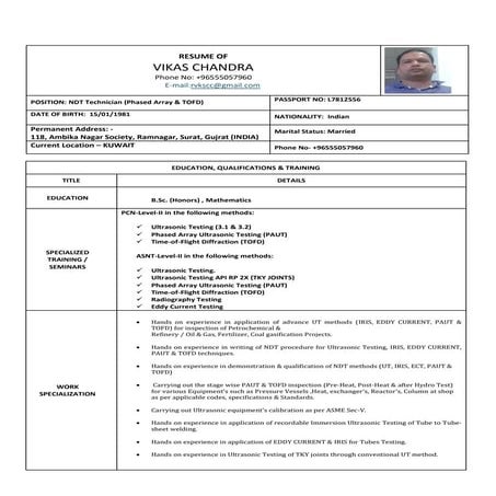 Vikas cv | PDF | Business and Finance