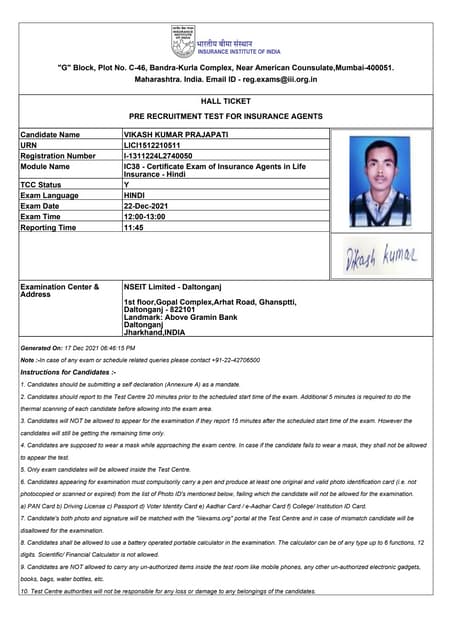 Mohamed Ali CV insurance officer | DOCX | Medical Tests | Medical Health