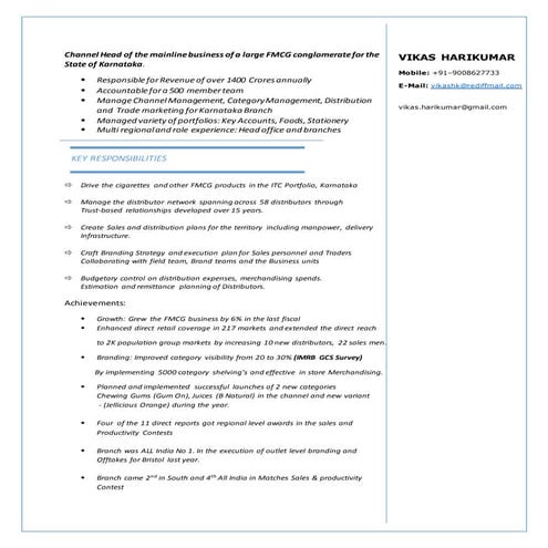 Vinod resume final | PDF