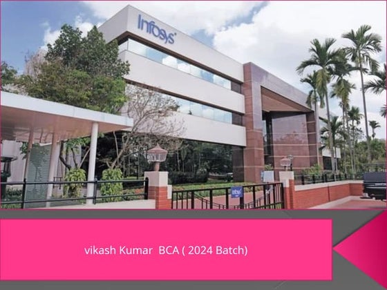 Infosys ppt. | PPTX | Information Services Industry | Industries