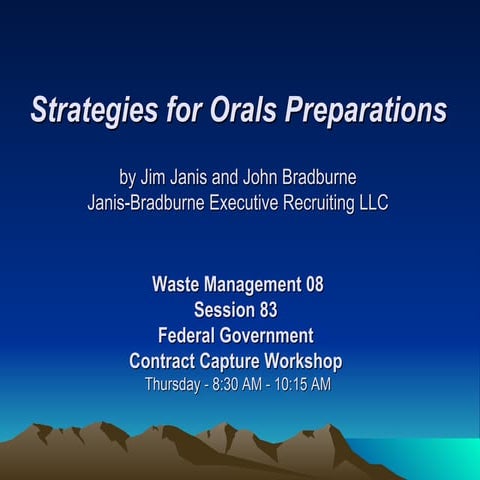 Strategies for Oral Presentations | PPT