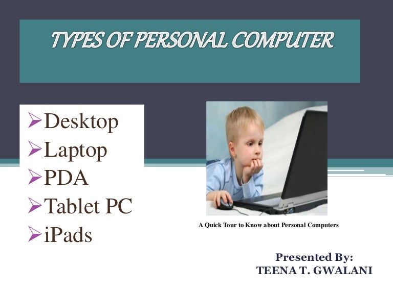 Types Of Personal Computer 9165