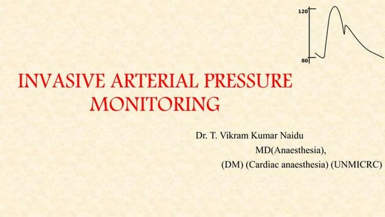 Invasive blood pressure_monitoring | PPT