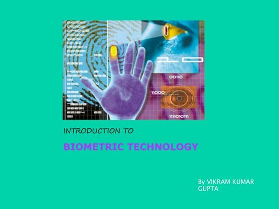Biometrics ppt | PPTX