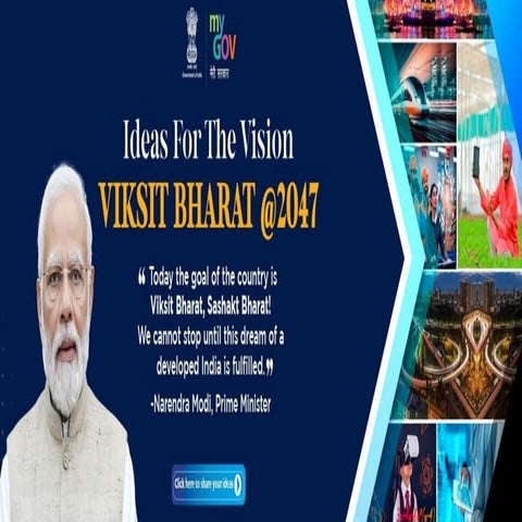 ideas for the vision Viksit Bharat@2047.pptx