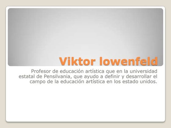 Etapas del dibujo infantil según Lowenfeld | PPT