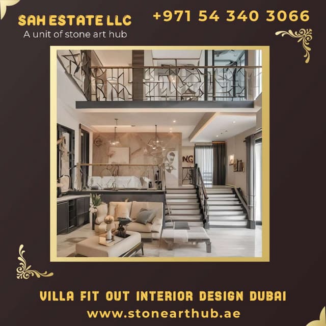 Villa Fit Out Interior Design Dubai - ☎ +971 54 340 3066 | PDF