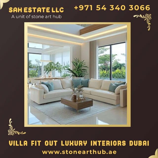 Villa Fit Out Luxury Interiors Dubai - ☎ +971 54 340 3066 | PDF