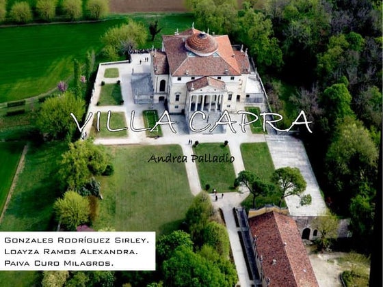 Andrea Palladio villa rotonda | PPTX