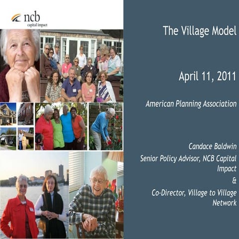 The Village Model: Innovative Aging in Place | PPTX