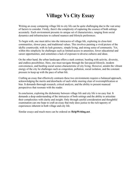 City Life Vs Country Life Essay.pdf