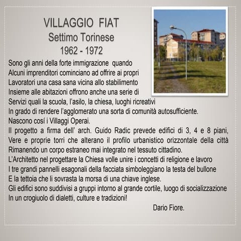 Villaggio fiat 2 | PPT