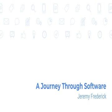 A Journey Through Software | PPTX