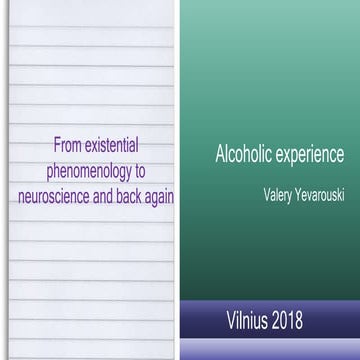 Alcoholic experience | PPT