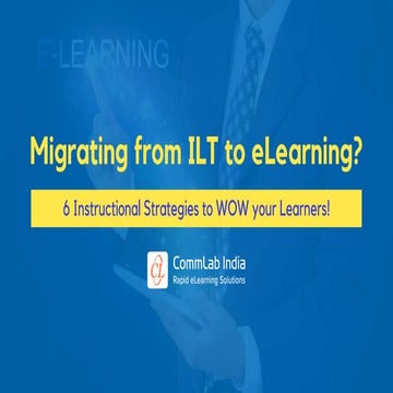Migrating from ILT to eLearning? 6 Instructional Strategies to WOW your ...
